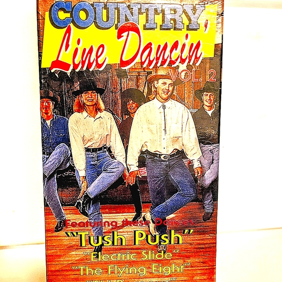 Other | Learn Country Line Dancing Vhs New | Poshmark